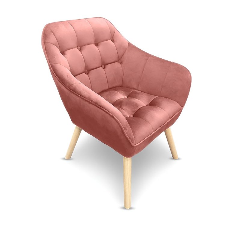 Silla nórdica, plástico, patas de madera - Malmo - MEBLERO