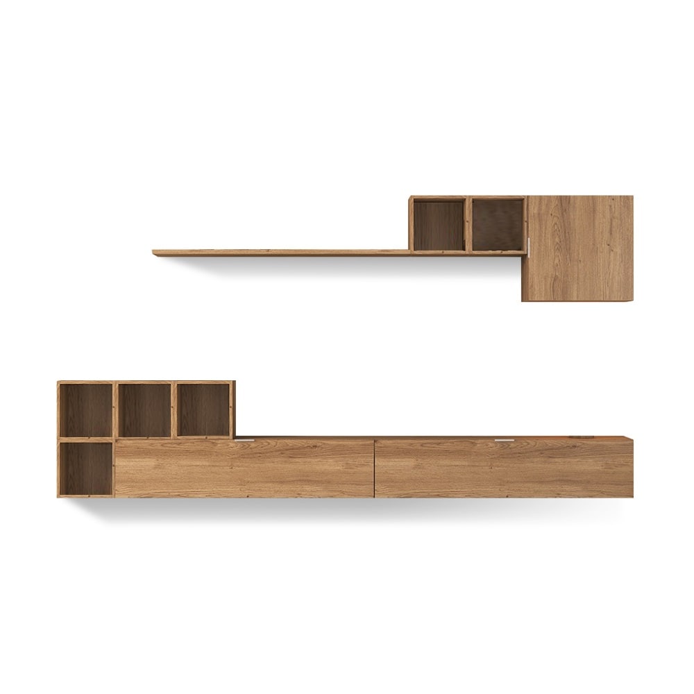 Juego salón muebles horizontales puerta, módulo cuadrado puerta, cubos ...