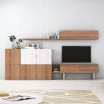 Set salón muebles cuadrados, muebles horizontales, 1 con patas, 1 ...