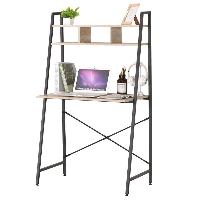 Mesa escritorio pequeño con estantería frontal - Chicago - MEBLERO